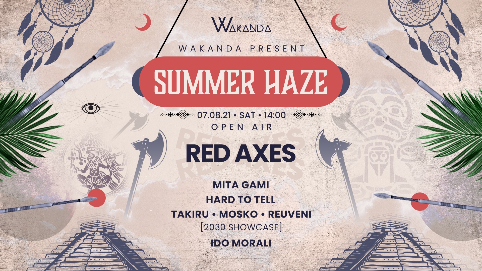 Wakanda Summer Haze With Red Axes & More Open Air | Secret Tel Aviv